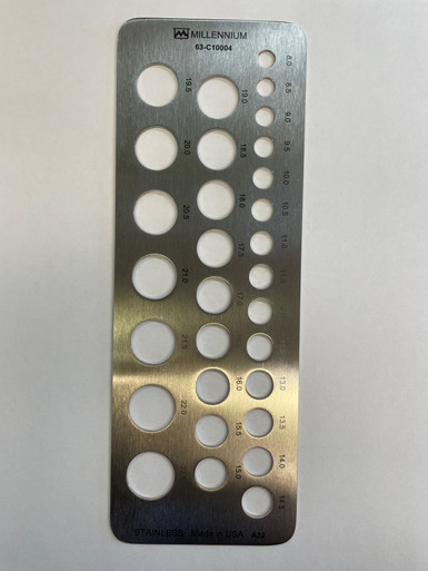 Custom Hole Gauge | 63-C10004 - Millennium Surgical