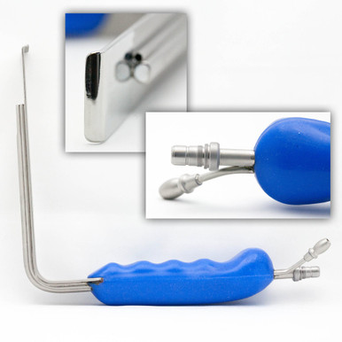 Right Angle Fiber-Optic Retractor 1In W X 6Inl With Suction | 72-9834FS ...