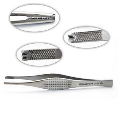 Ferris Smith Tissue Forceps 7In Platform 2X3 | 0-38324 - Millennium ...