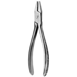Flat Nose Pliers 7In With K-Wire Groove | 81.3464 - Millennium Surgical