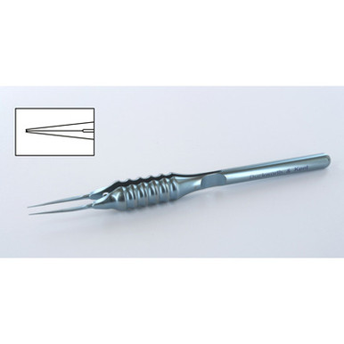 Forceps Straight Toothed Long Round Handle 0.12Mm | 87-2114NR ...