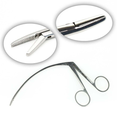 Caroll Tendon Pulling Forceps 5 Inches Curved | 0-46740 - Millennium ...