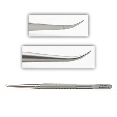 Forcep, Round Hdle, 8Mm 7", Curved W/Platform | 9-610016 - Millennium ...