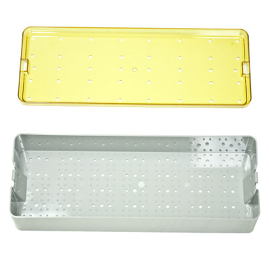 6.5X18X3.0 Scope Tray - Base & Lid | 96-6561A - Millennium Surgical