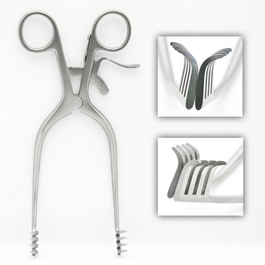 D'Errico-Adson Retractor 7 3/8 Inches 4X4 Sharp 22X19Mm | 0-55498 ...