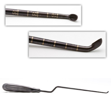 Bone Curette Forward Angled Cup 3.6Mm | SS1671736E - Millennium Surgical
