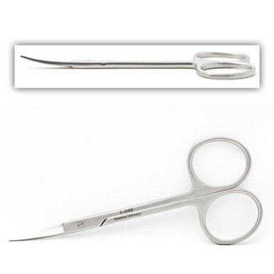 Scissors Iris Knapp Curved Sharp/Sharp | 1-048 - Millennium Surgical