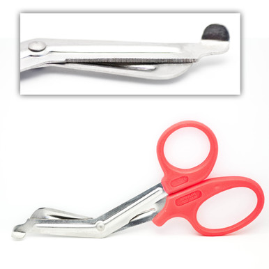 Utility Scissors 7 1/2In Red Plastic Hdl | 1-100540R - Millennium Surgical