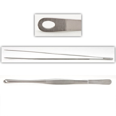Singley Tissue Forceps 9.75In Fenestrated Serr | 1-1235350 - Millennium ...