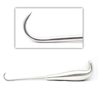 Bone Hook Heavy 9In Sharp Diam 3/4In | 1-240196 - Millennium Surgical