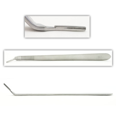 Knife Handle #3 Long Angled | 1-80111 - Millennium Surgical