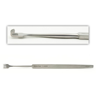 Rollet Retractor 4 Blunt Prongs | 1-809 - Millennium Surgical