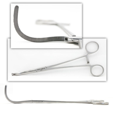 Guyon Kidney Clamp Dbl Cvd Jaws 9 | 1-EF011R - Millennium Surgical