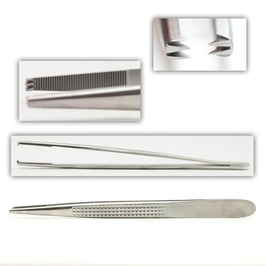 Bonney Tissue Forceps 2X3 Teeth 178Mm | 10-130294 - Millennium Surgical
