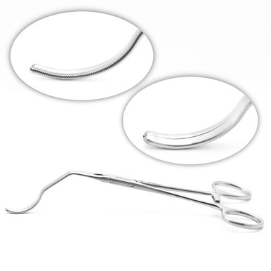 Gregory Profunda Clamp 7-3/8 | 10-320221 - Millennium Surgical