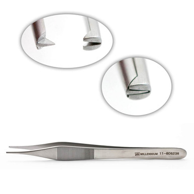 Jefferson Tiss Forceps 1X2 T 8 | 11-BD523R - Millennium Surgical