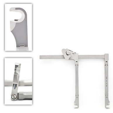 Auto-Lock Clear-Line L- Retractor | 118-0102 - Millennium Surgical