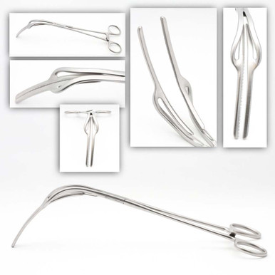Klintmaln Liver Trans Clamp Large 10 1/8 | 13-184003 - Millennium Surgical
