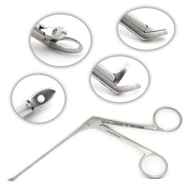 Blakesley Nasal Fcp. 45 Deg Up 2.5Mm Jaw | 15-451500B - Millennium Surgical