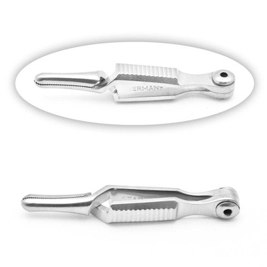 Small Serrefine Buldog Clamp Serrated Jaw - Millennium Surgical
