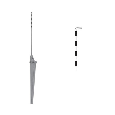 Hook Probe 9.5In 5Mm Blunt 5Mm Grad Lines | 30.1015 - Millennium Surgical