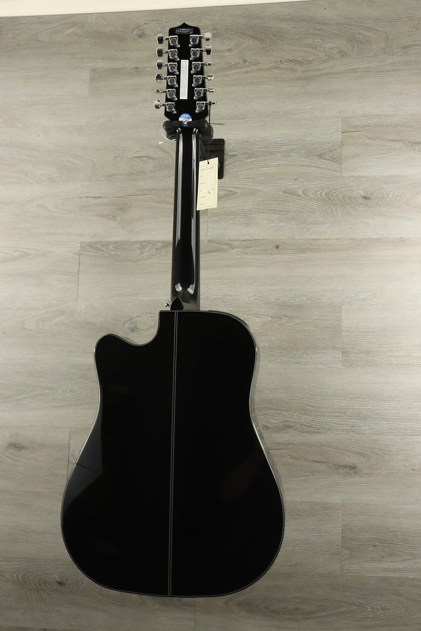 Takamine GD30CE-12 BLK G30 Series 12-String Dreadnought Cutaway ...