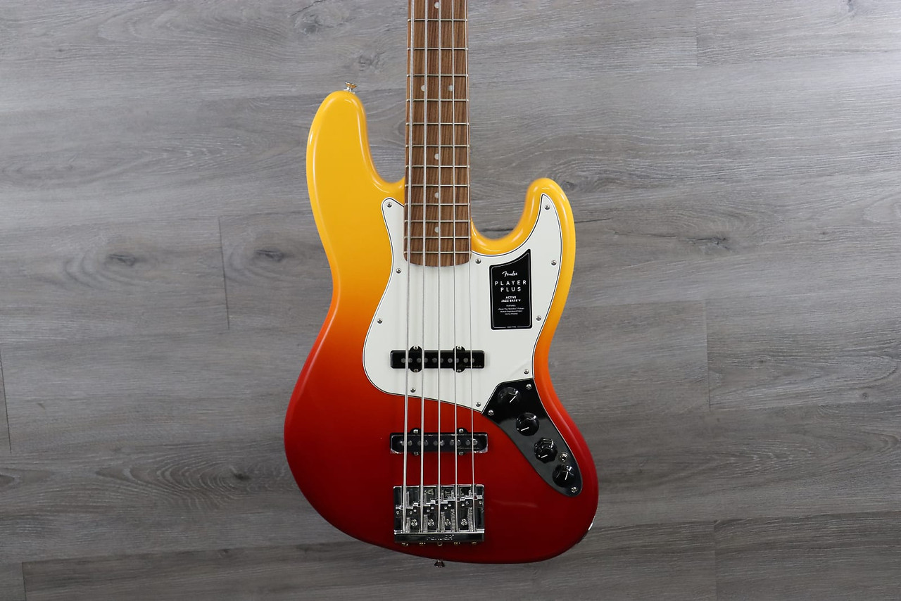 Fender Player Plus Jazz Bass V Tequila Sunrise - K&S Music Center LLC