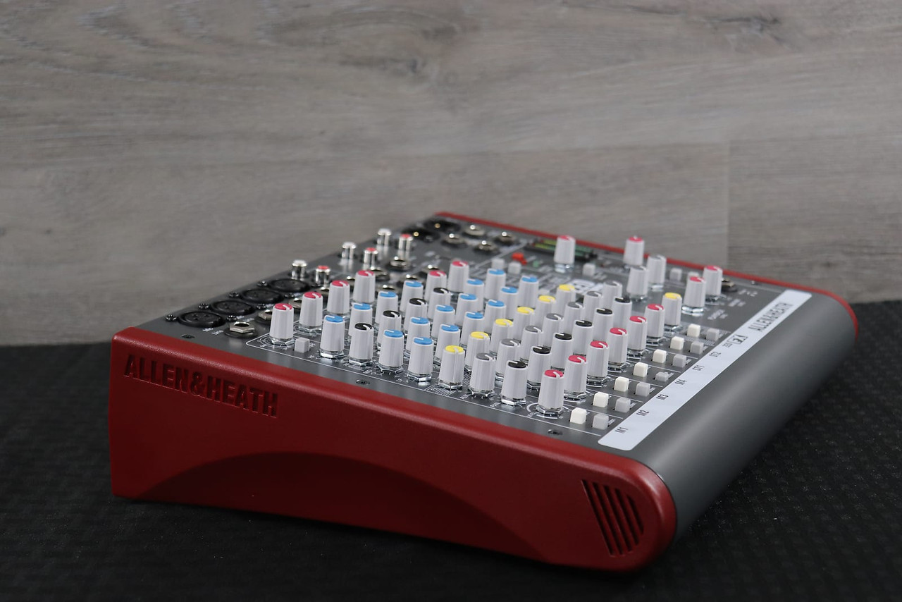 Allen & Heath ZED-10FX 10-Channel Mixer with Effects Black / Red - K&S ...