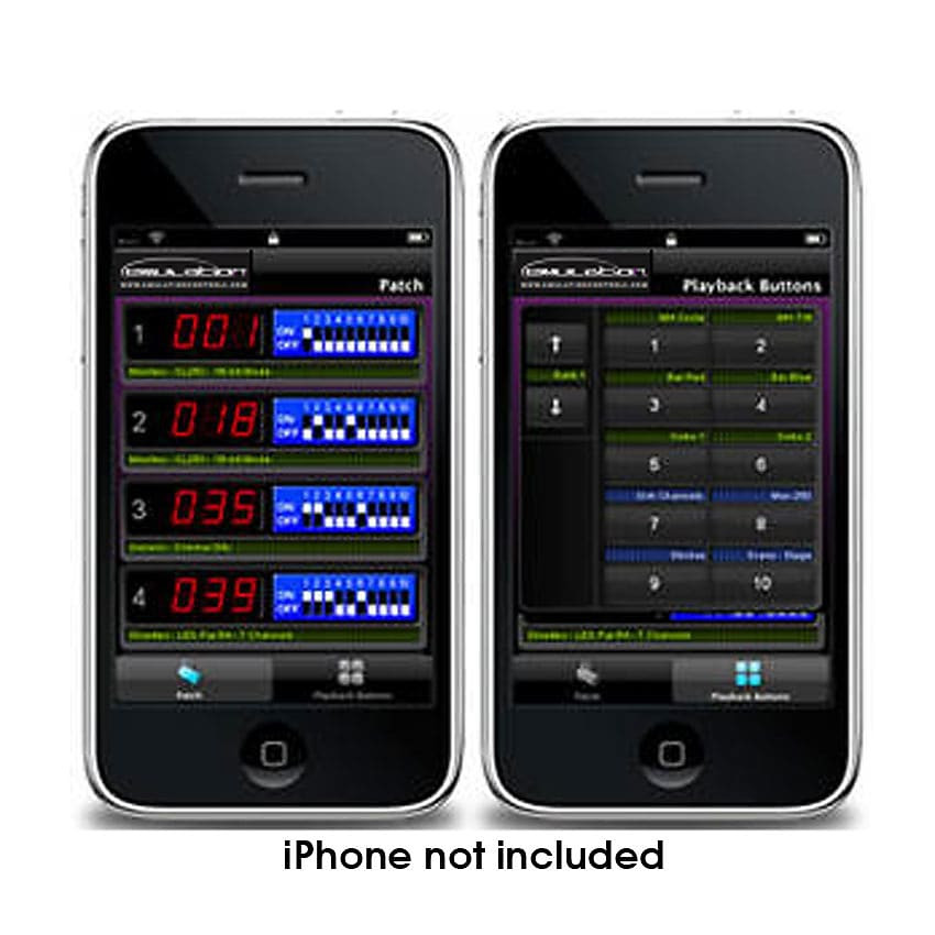 Elation Emulation DMX Control Software - K&S Music Center LLC