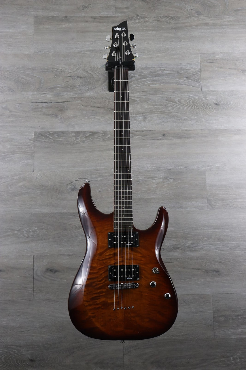 Schecter C-6 Plus Vintage Sunburst - K&S Music Center LLC