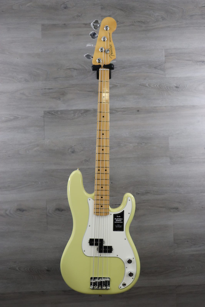 Fender Player II Precision Bass Hialeah Yellow - K&S Music Center LLC