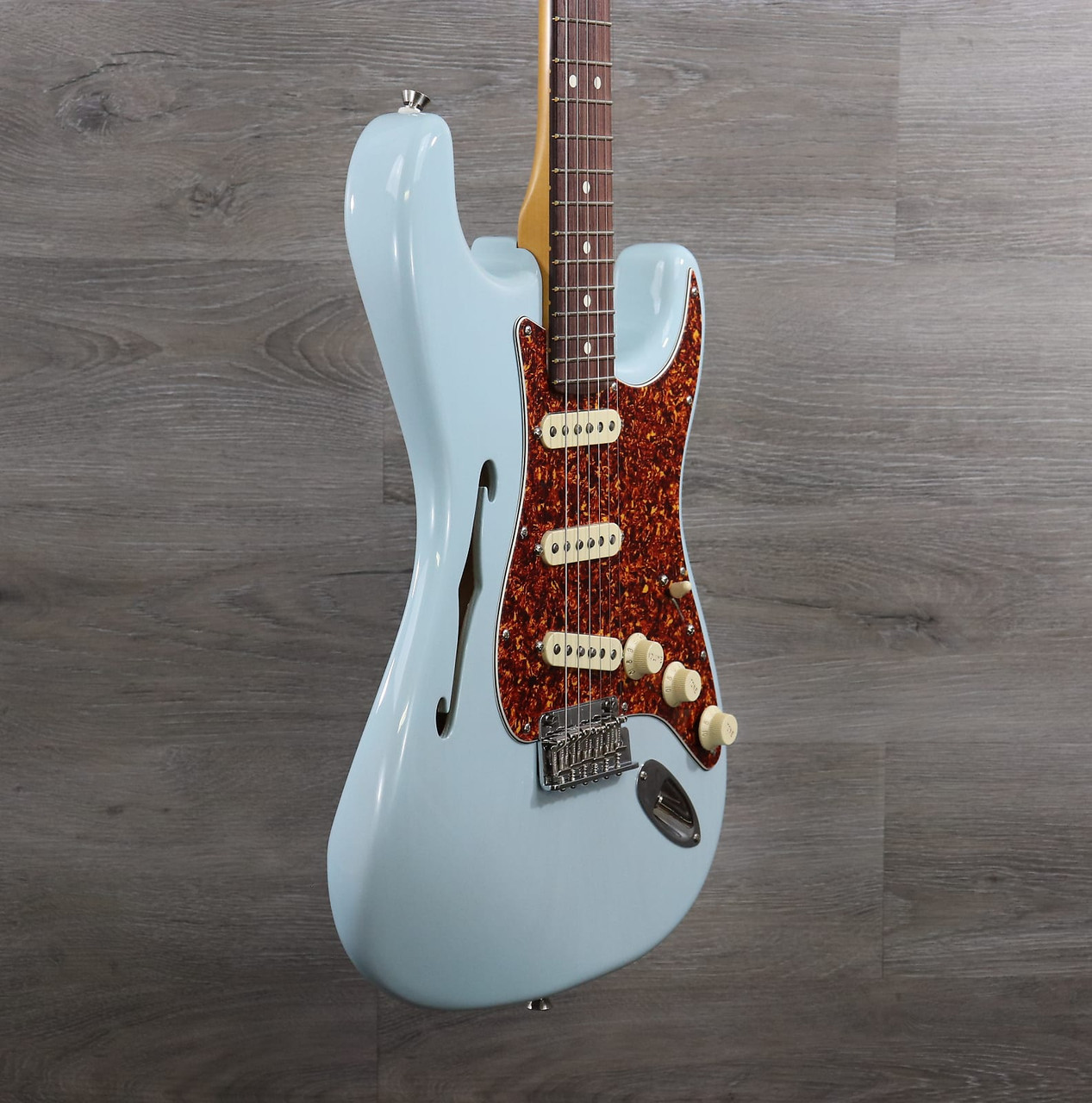 Fender American Professional II Stratocaster Thinline Daphne Blue - K&S ...