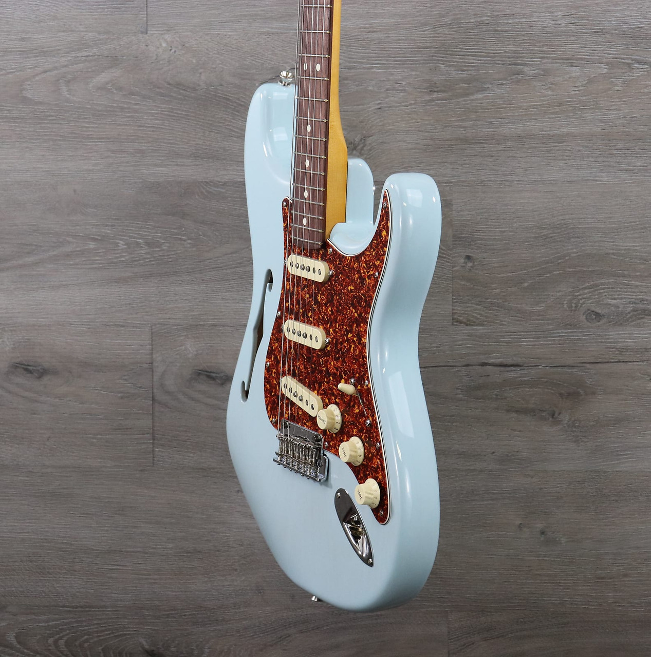 Fender American Professional II Stratocaster Thinline Daphne Blue - K&S ...