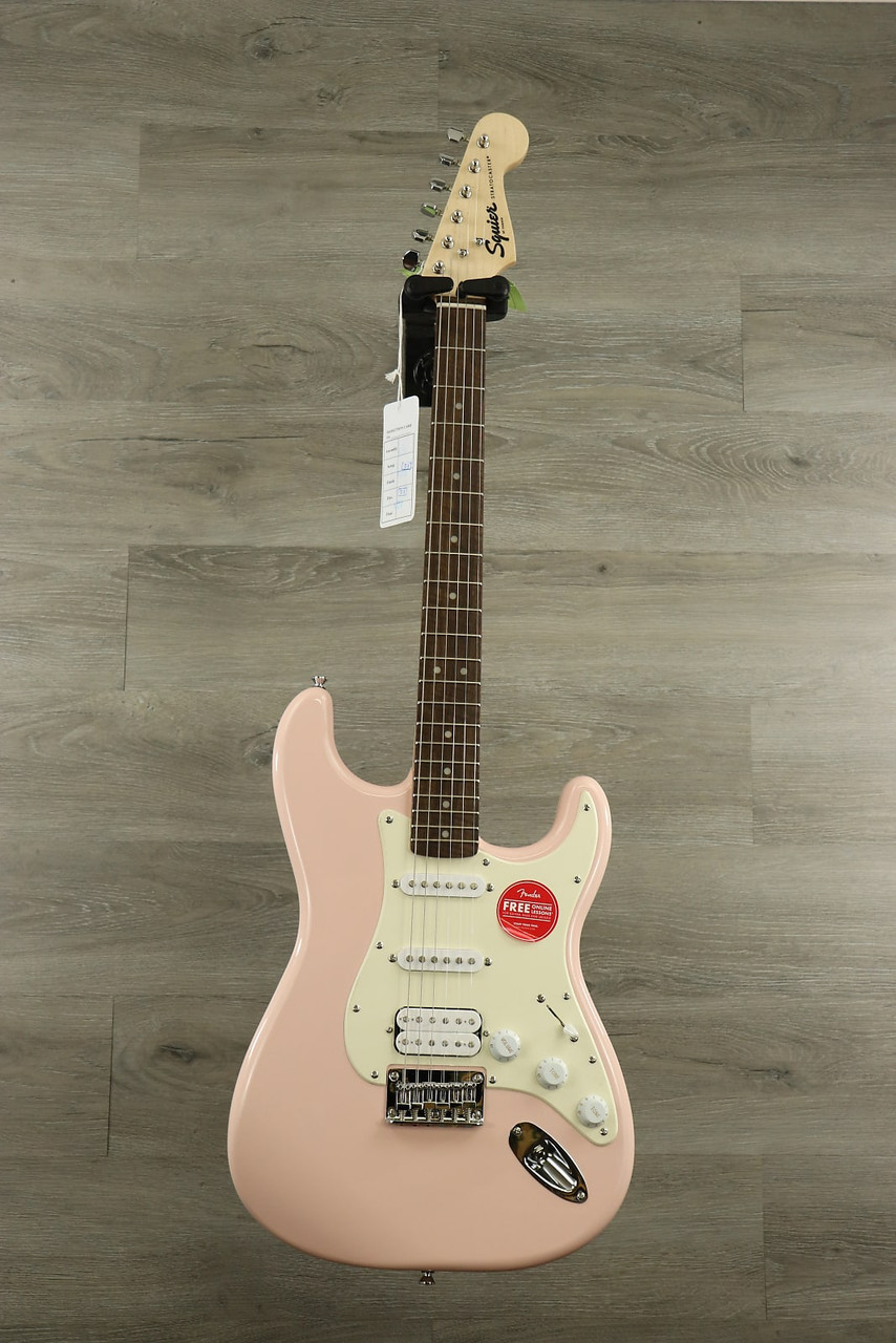 Squier Bullet Stratocaster HT HSS Shell Pink - K&S Music Center LLC