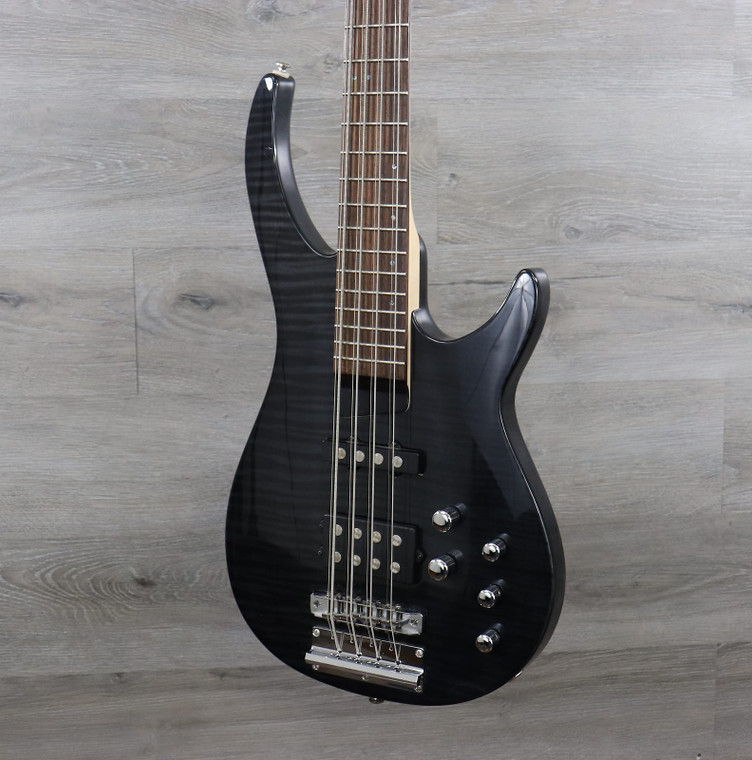 Rogue 8 String Bass Transparent Black - K&S Music Center LLC