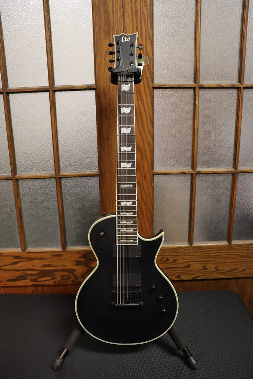 ESP LTD EC-407 Black Satin - K&S Music Center LLC