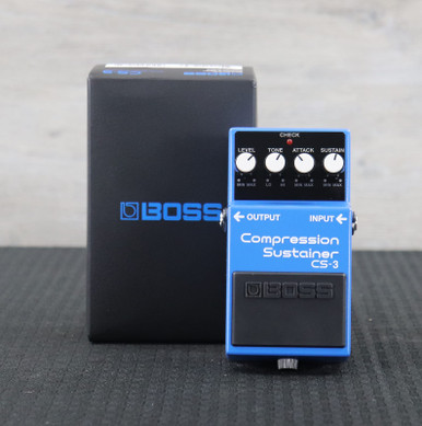 Boss CS-3 Compression Sustainer (Silver Label) Blue - K&S Music Center LLC