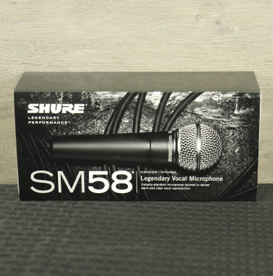 Shure SM58S Handheld Cardioid Dynamic Microphone with On / Off Switch Black - K&S Music Center LLC