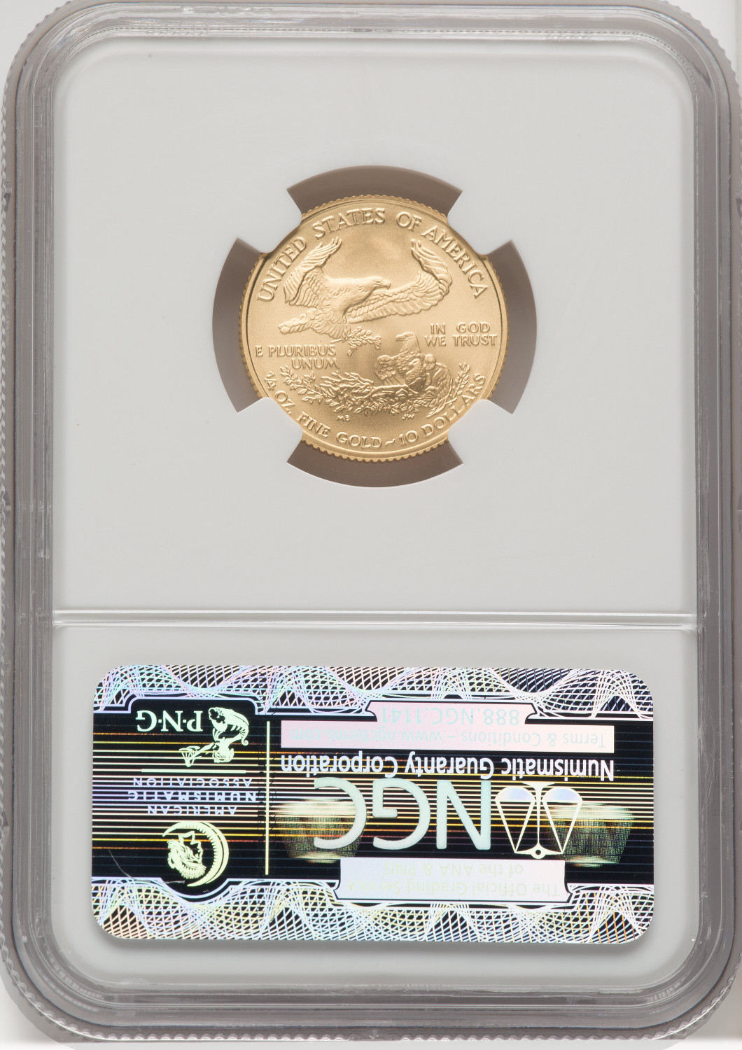 2008-W $10 Gold Eagle NGC MS70 | LCR Coin