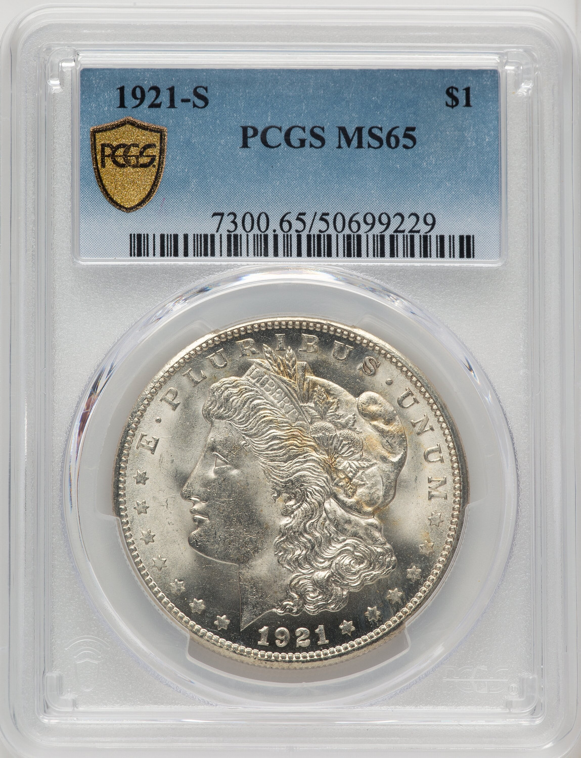 1921-S Morgan Dollar PCGS MS65 - LCR Coin