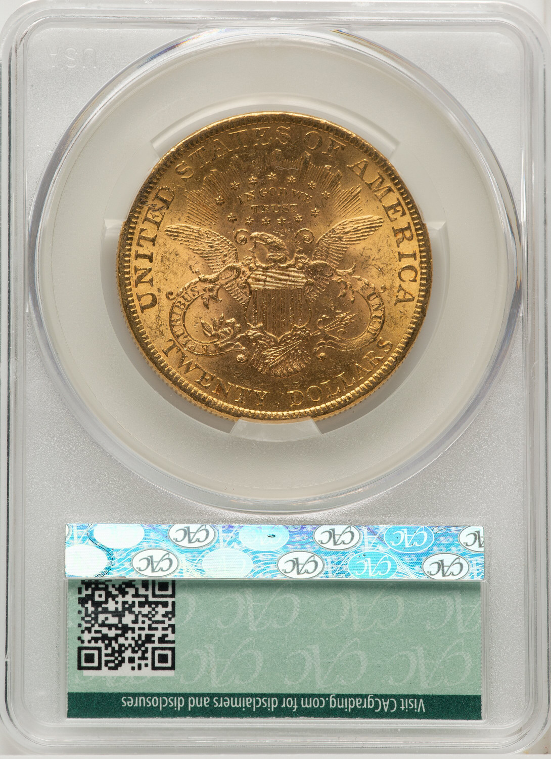 1899 $20 Liberty Double Eagle CACG MS62 (572350043) - LCR Coin