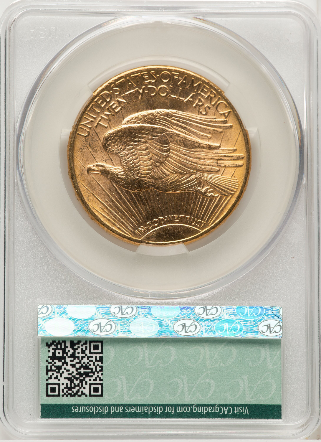 1911-D $20 Saint-Gaudens Double Eagle CACG MS64 (506744004) - LCR Coin