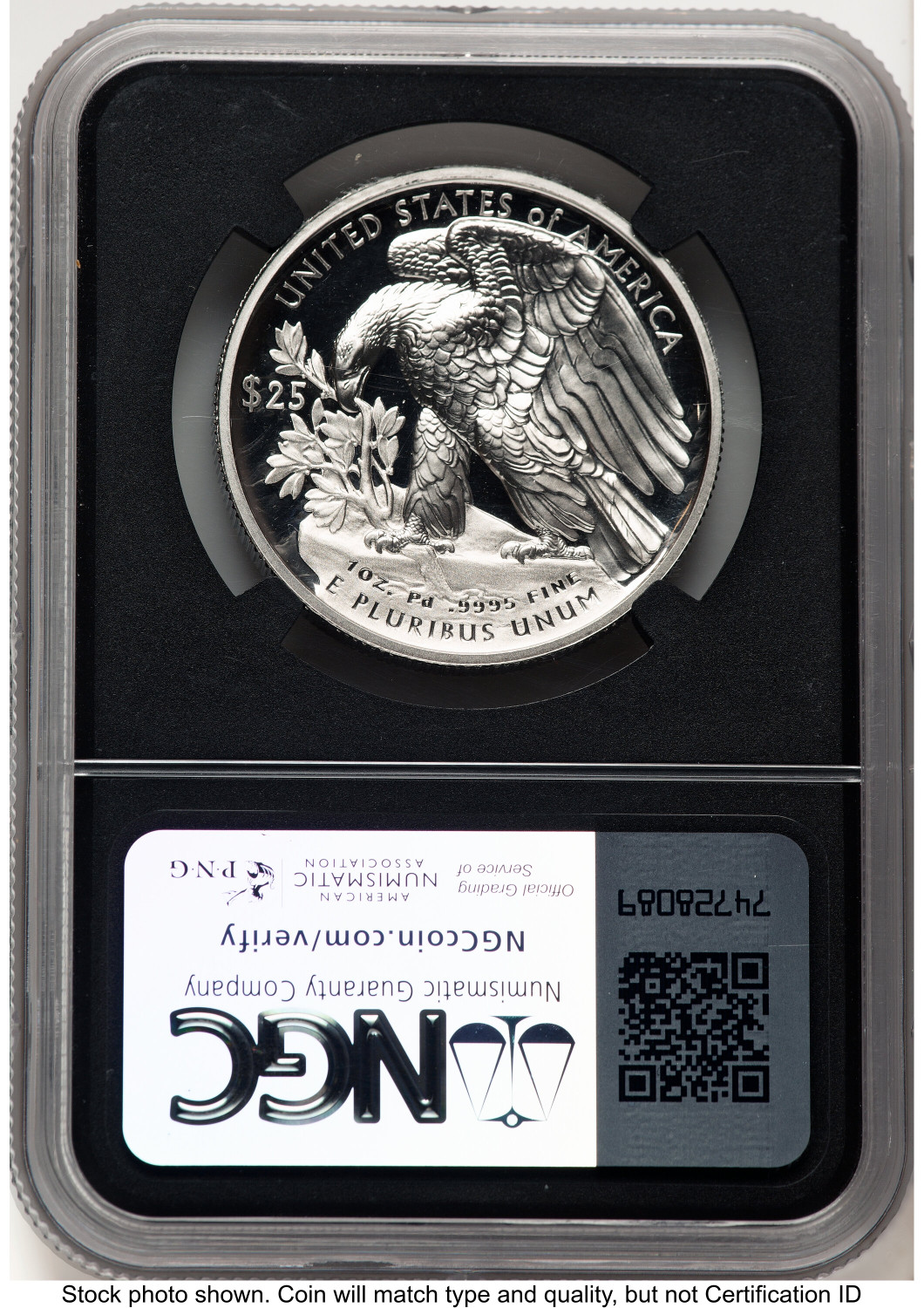 2021-W Palladium Eagle 1 oz Anna Cabral NGC PF70 - LCR Coin