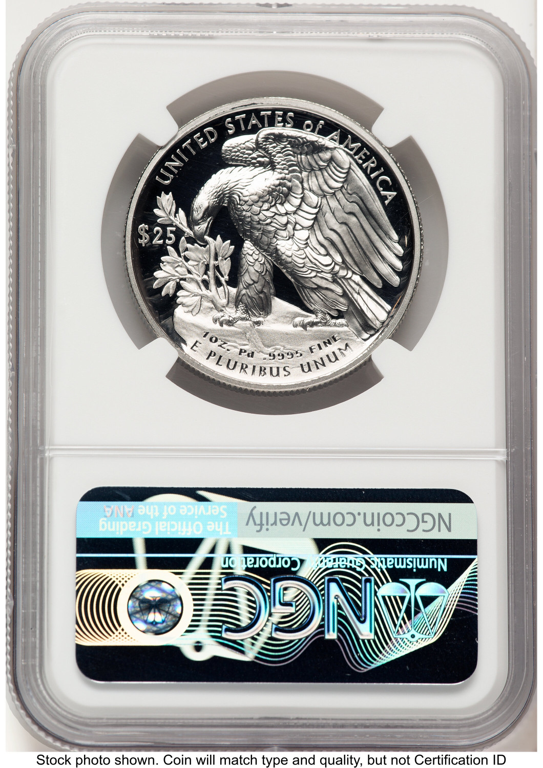 2021-W Palladium Eagle 1 oz FDI Mike Castle NGC PF70 (774957040) - LCR Coin