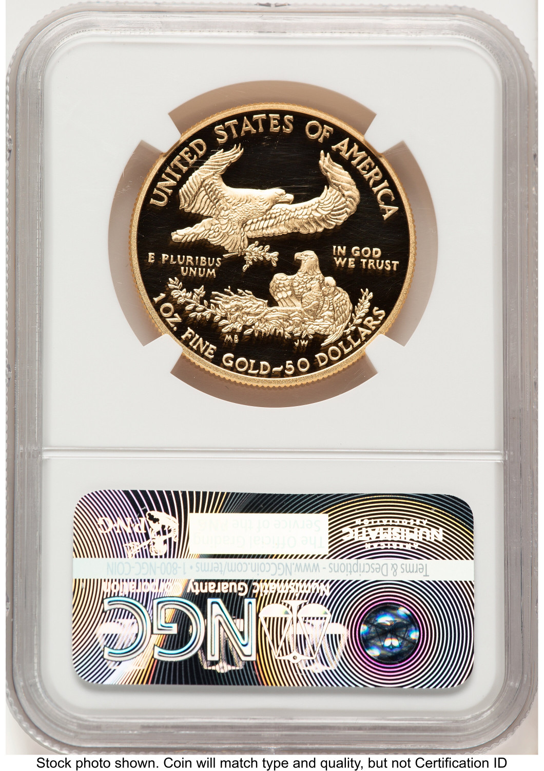 2016-W Proof Gold Eagle 1 oz ER Blue NGC PF70 - LCR Coin