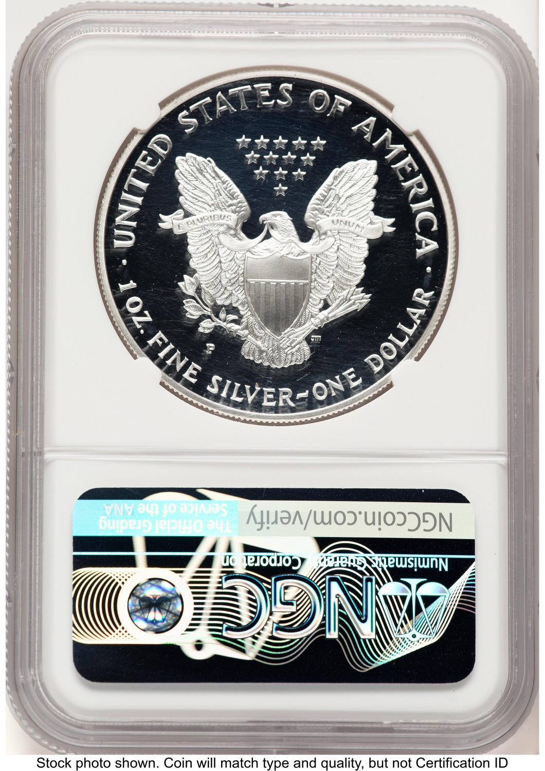 2000-P Proof Silver Eagle 1 oz Brown Label NGC PF70 - LCR Coin