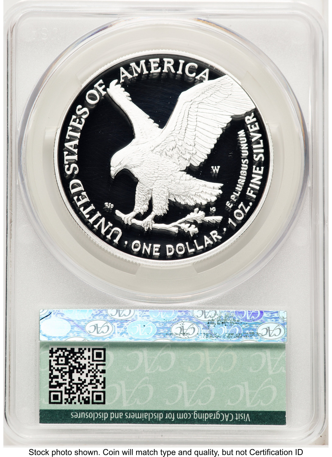 2023-W Proof Silver Eagle 1 oz First Day Of Delivery CACG PR70 - LCR Coin