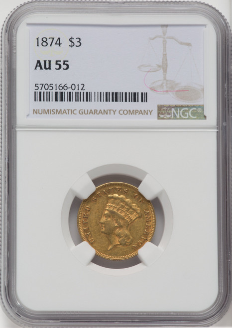 $3 Three Dollar Gold Coin | LCR Coin