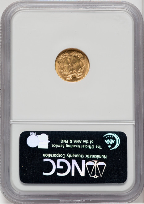 1862 G$1 Gold Dollar NGC MS62 | LCR Coin
