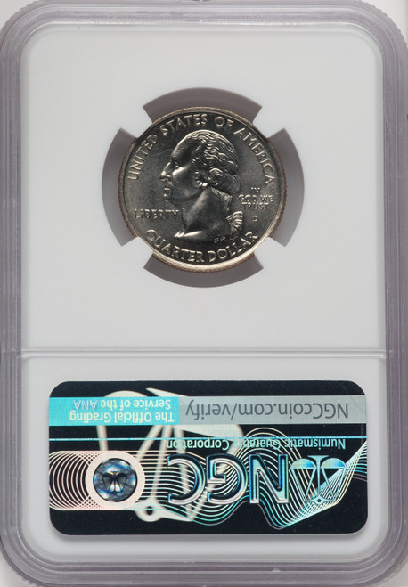 2004-D 25C Wisconsin Extra Leaf Low Statehood Quarter NGC MS67 - LCR Coin